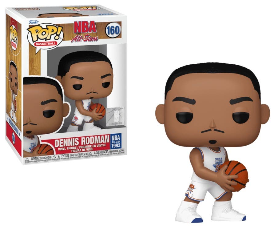 Funko Dennis Rodman (Detroit Pistons) 1992 NBA All-Star Game Funko Pop ...