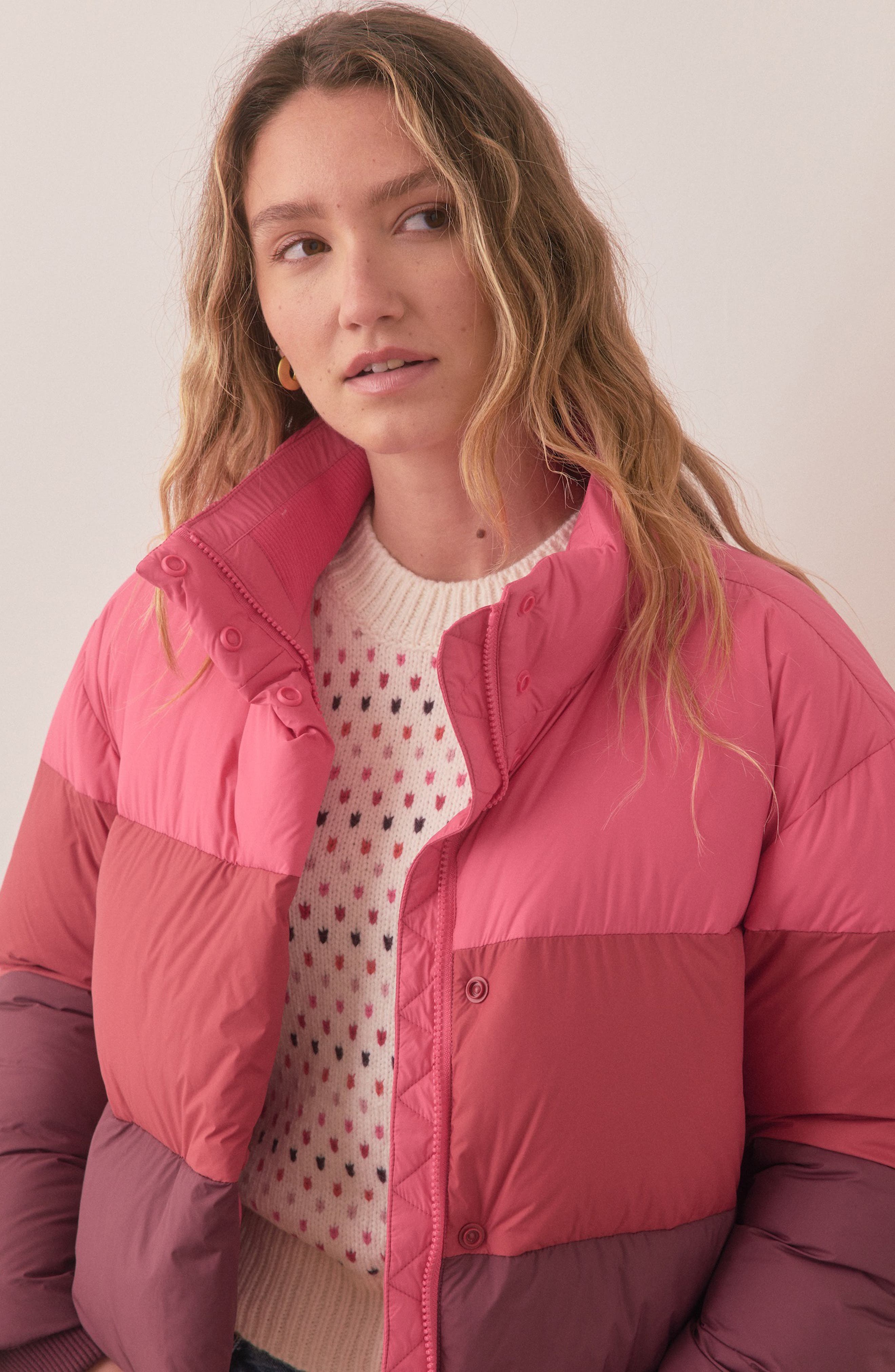 Marine Layer Gia Crop Down Puffer Jacket | Nordstromrack