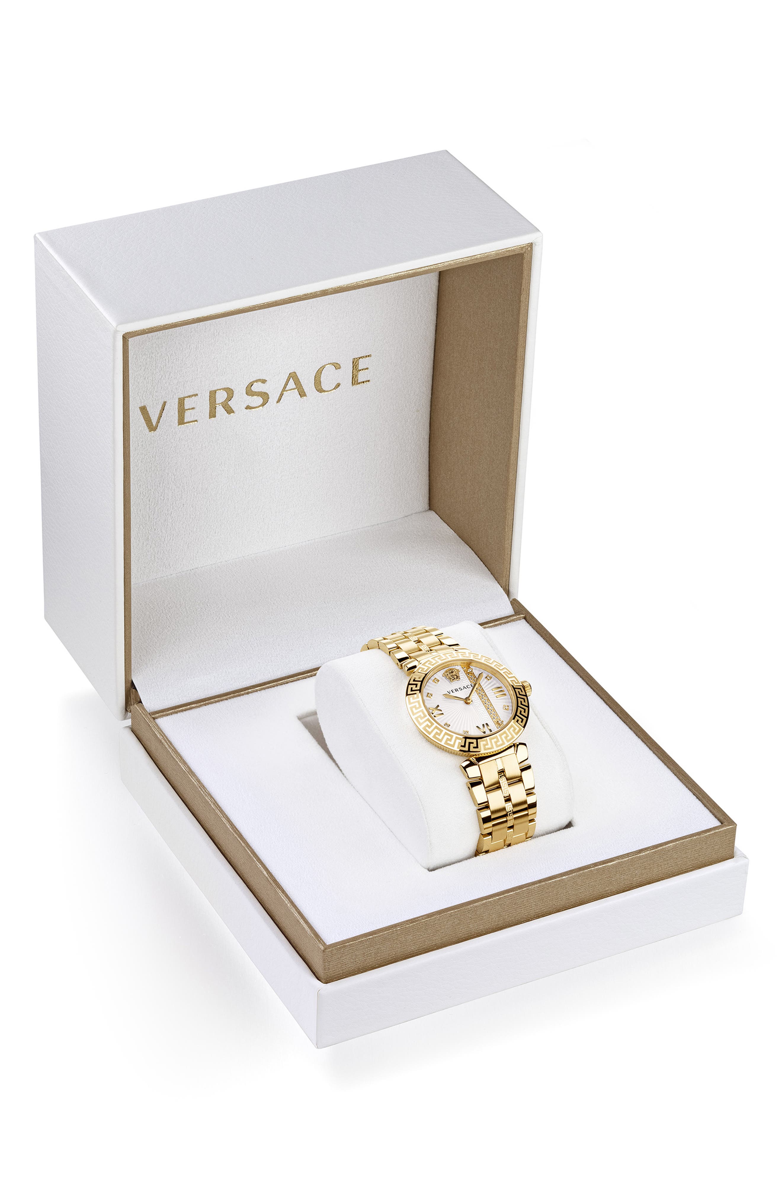 Versace Greca Icons Bracelet Watch, 36mm | Nordstrom