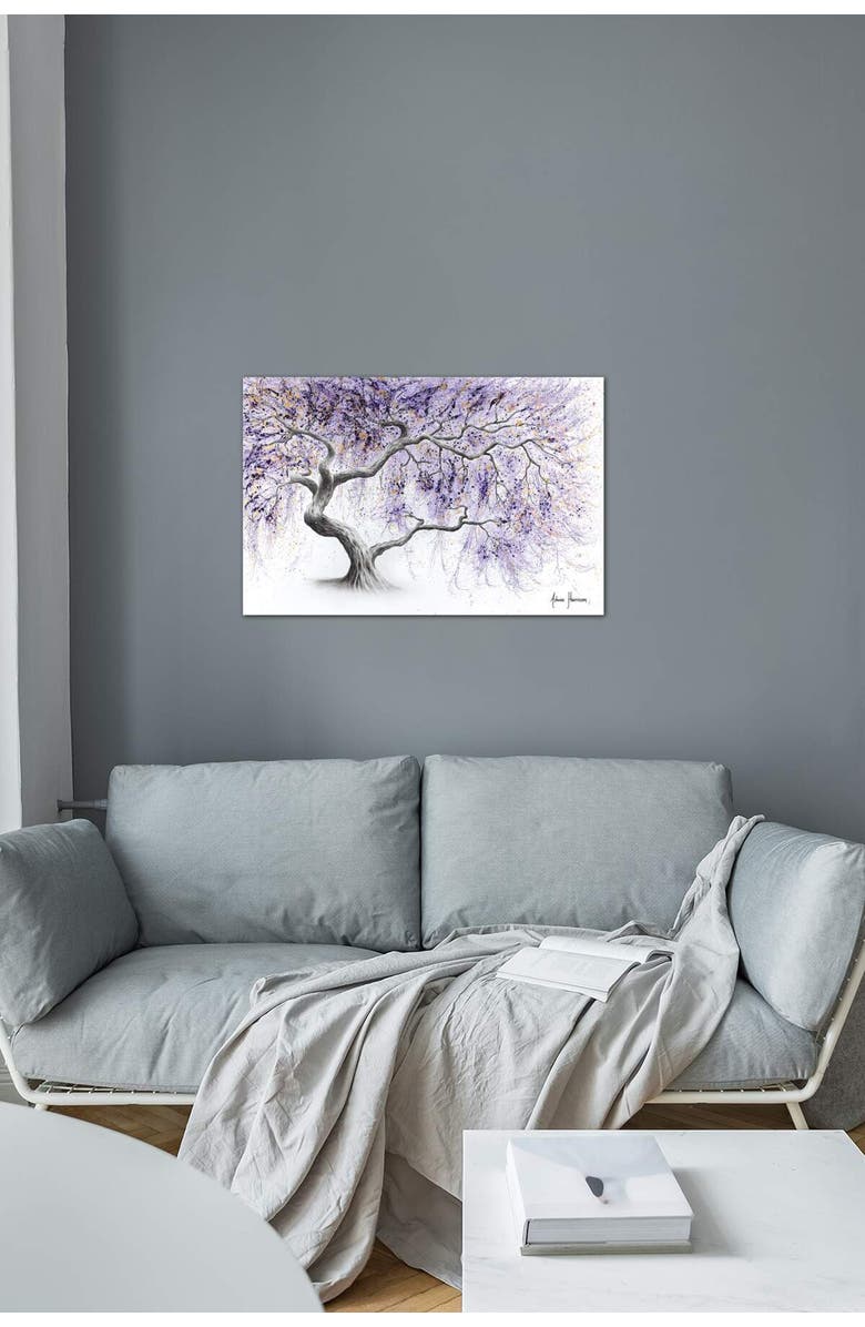 iCanvas Purple Prosperity Tree by Ashvin Harrison Canvas Wall Art - 40 ...