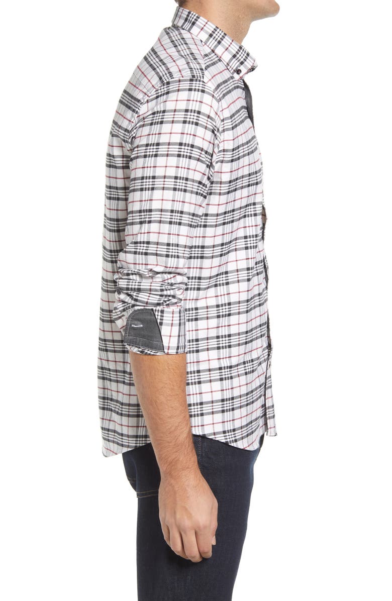Stone Rose Dry Touch® Plaid Performance Flannel Button-Up Shirt ...