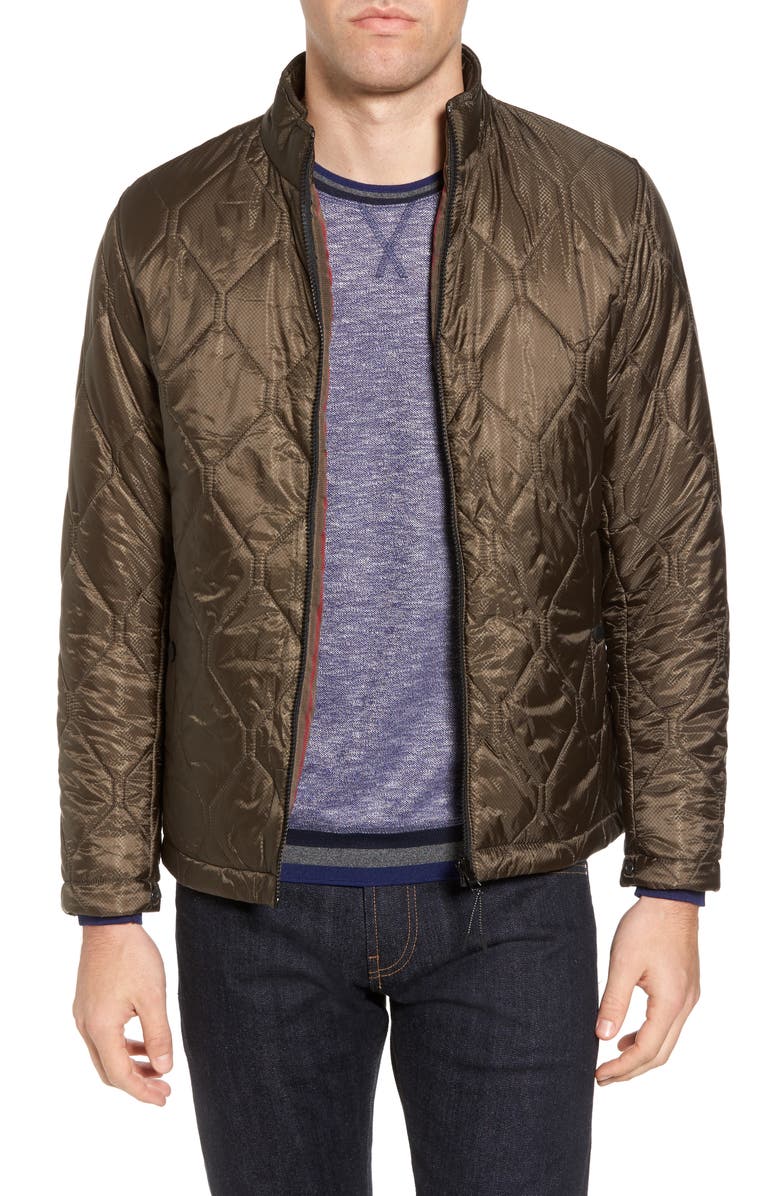 Ted Baker London Nilson Trim Fit Quilted Field Jacket | Nordstrom
