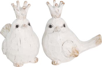 R16 HOME Resin Crown Birds - Set of 2 | Nordstromrack
