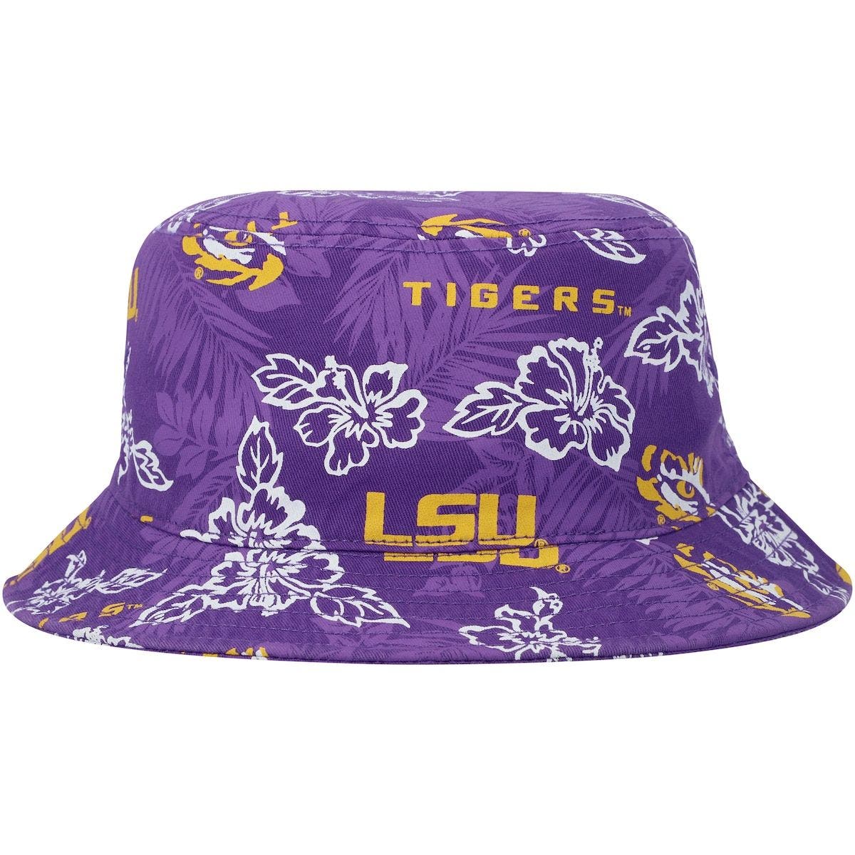 Reyn Spooner Men's Reyn Spooner Purple LSU Tigers Floral Bucket Hat ...