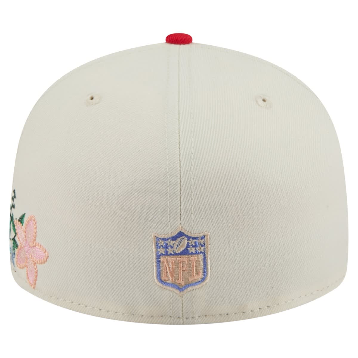 Men's New Era Cream/Red Kansas City Chiefs Tonal Floral 59FIFTY Fitted ...