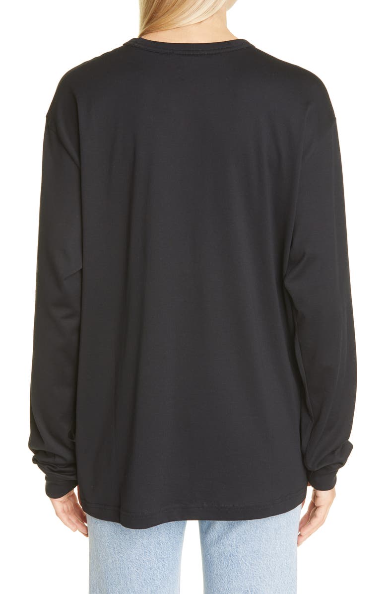 Acne Studios Eisen Face Patch Organic Cotton T-Shirt | Nordstromrack