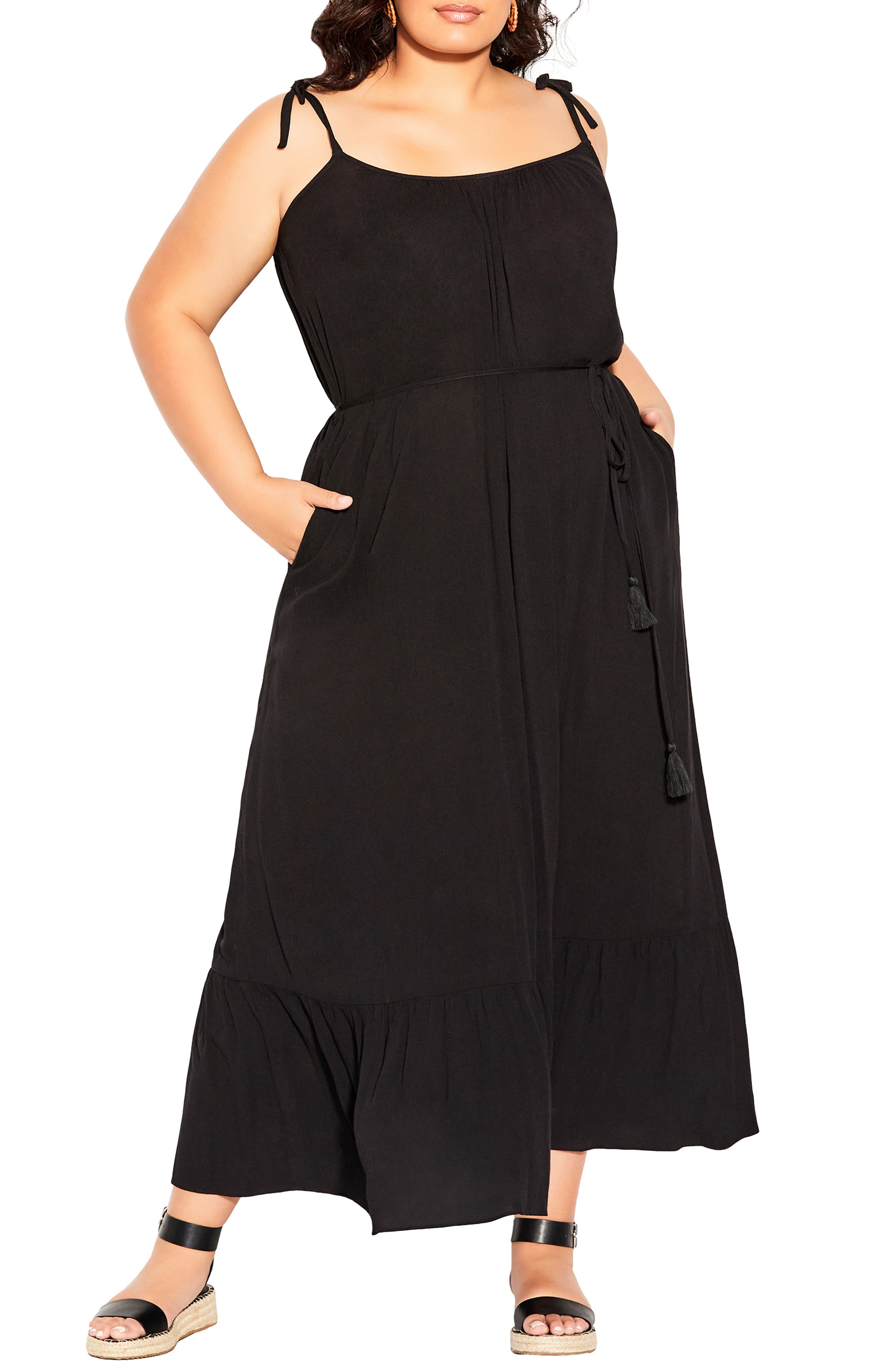 City Chic Tropical Escape Maxi Dress | Nordstromrack