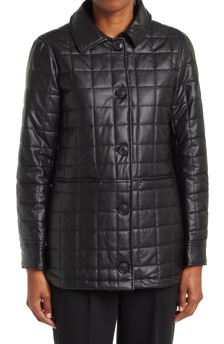 Sam Edelman Quilted Faux Leather Jacket | Nordstromrack