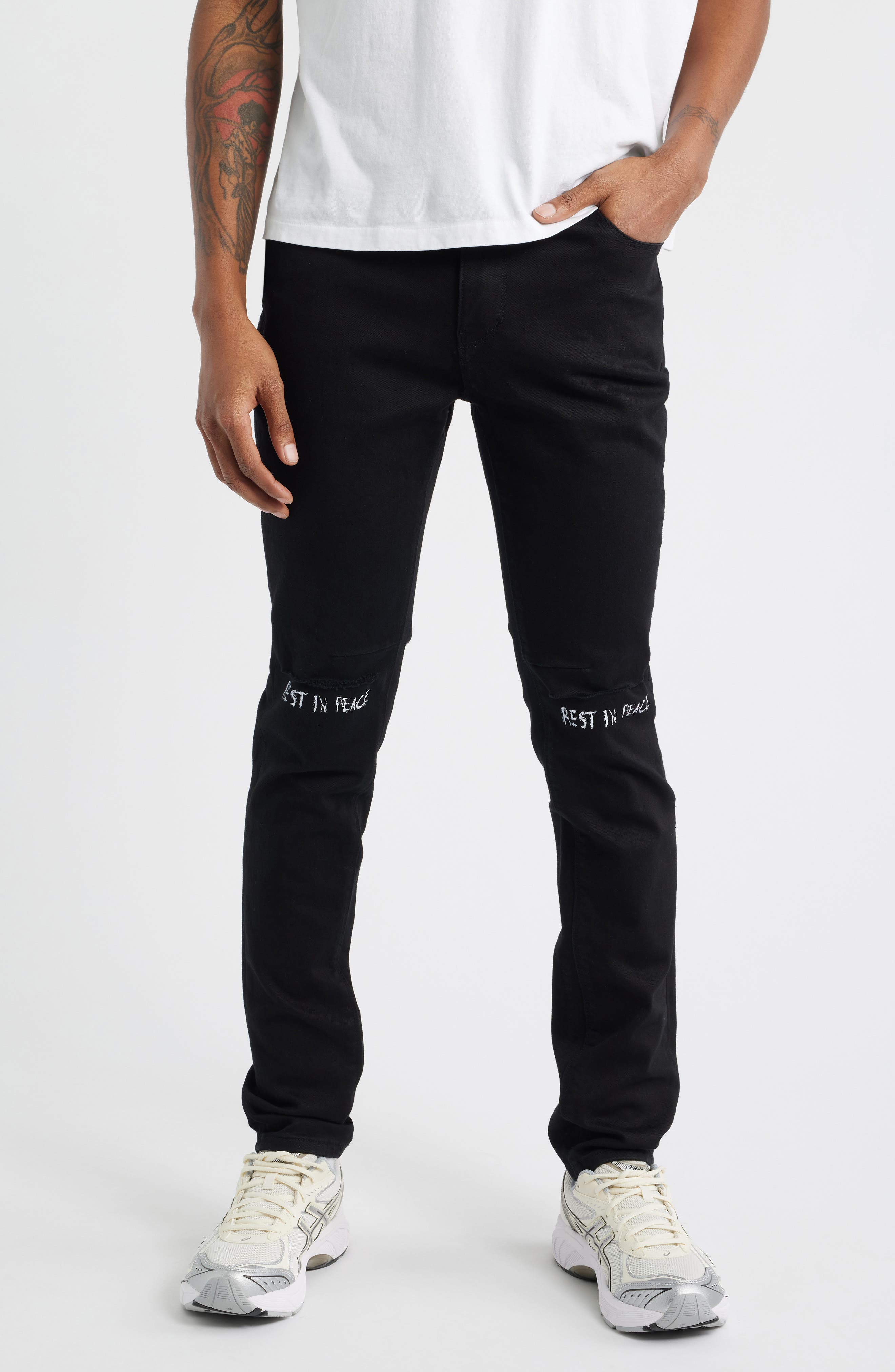 RtA Bryant Ripped Skinny Jeans | Nordstrom
