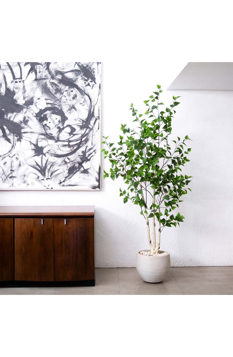 NEARLY NATURAL Artificial Birch Tree | Nordstromrack