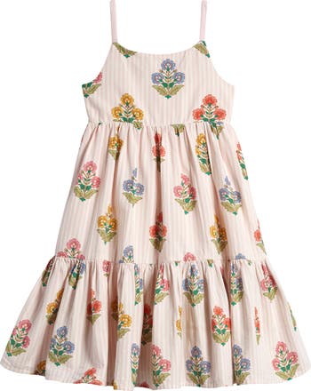Mini Boden Kids' Floral Tiered Twirly Sundress | Nordstrom