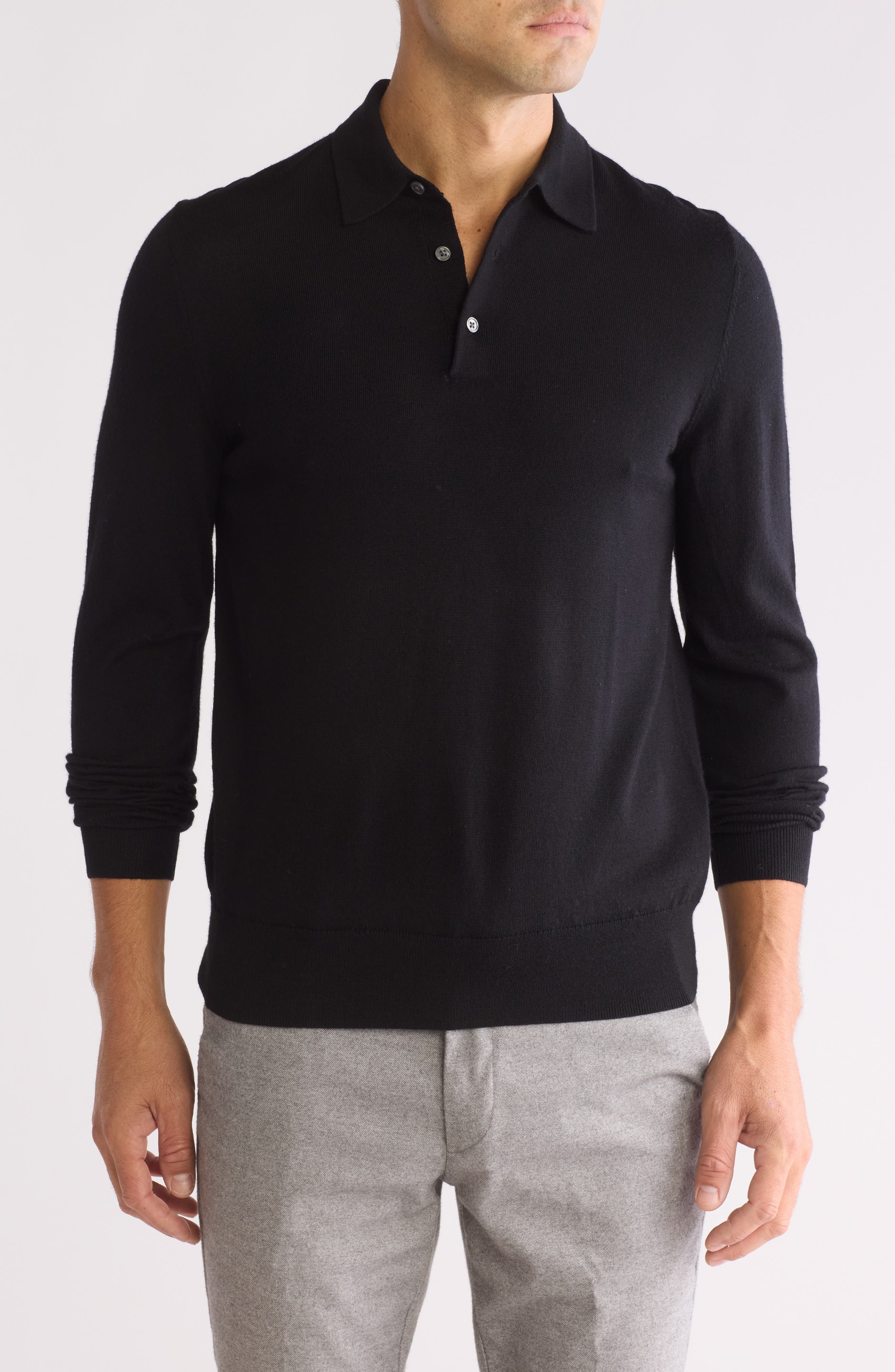 Brooks Brothers Merino Wool Polo Sweater | Nordstromrack