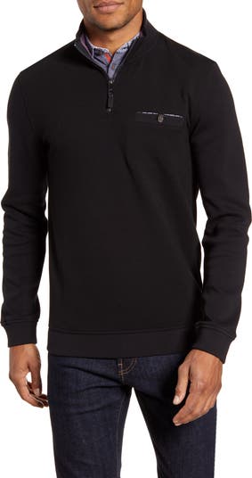 Ted Baker London Curbing Slim Fit Quarter Zip Pullover | Nordstrom