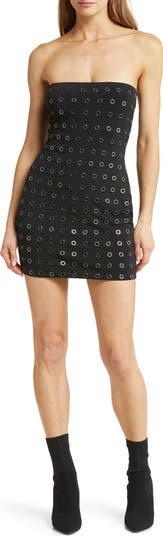 AFRM Sully Grommet Detail Strapless Minidress | Nordstromrack