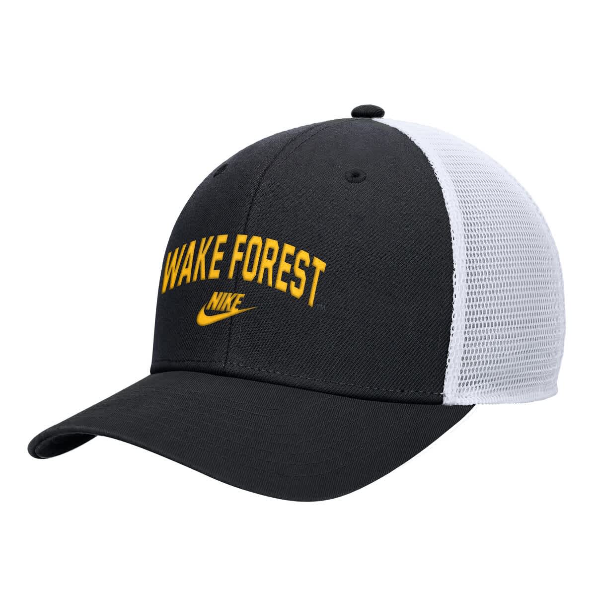 Men's Nike Black Wake Forest Demon Deacons Vintage Arch Rise ...