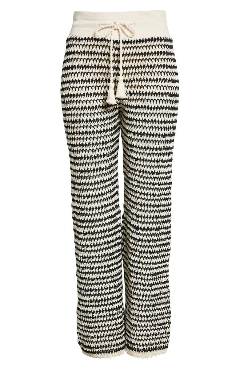 Veronica Beard Arzoo Tie Waist Crochet Cover-Up Pants | Nordstromrack