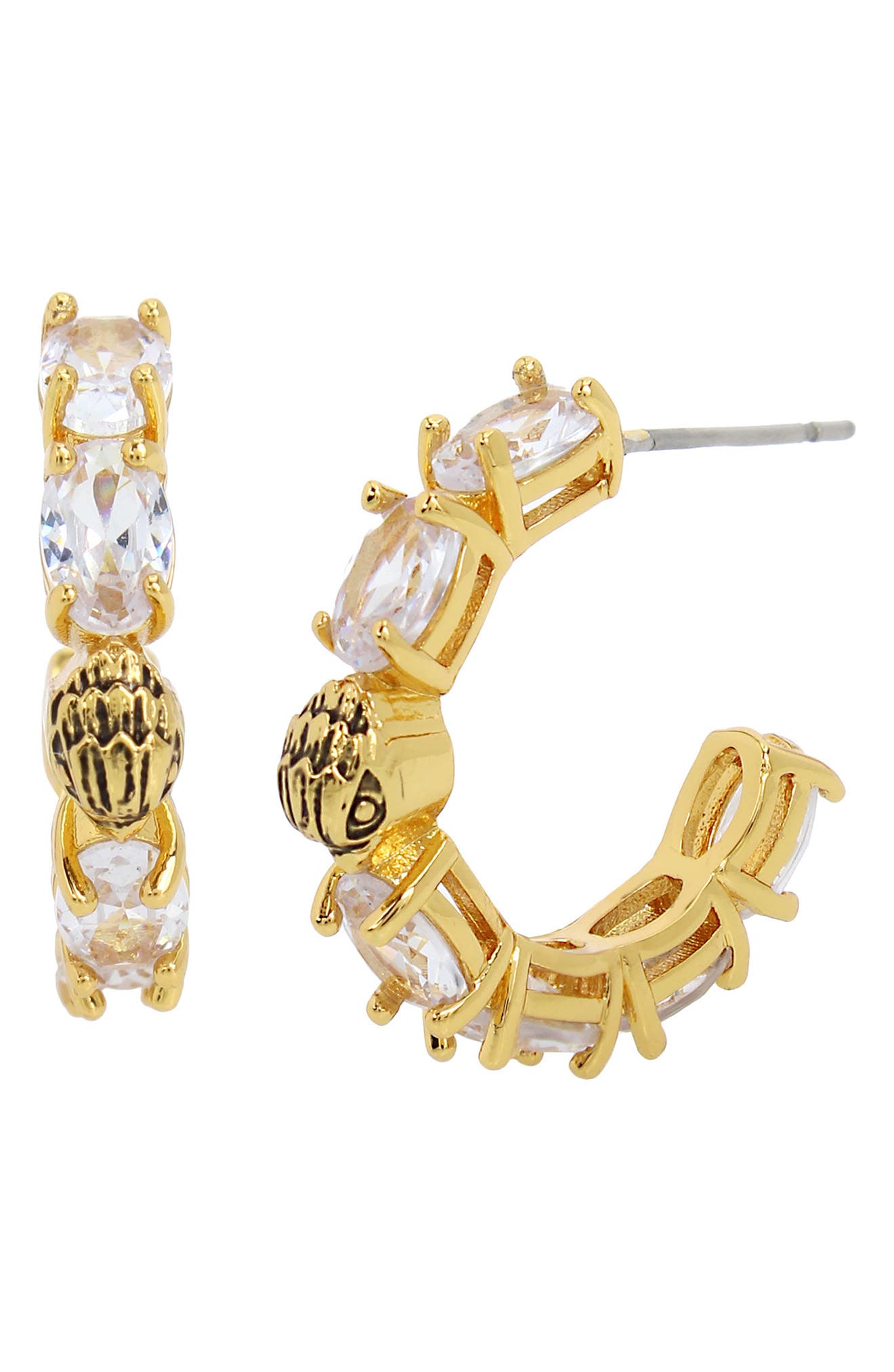 Kurt Geiger London Eagle Station Crystal Hoop Earrings | Nordstromrack