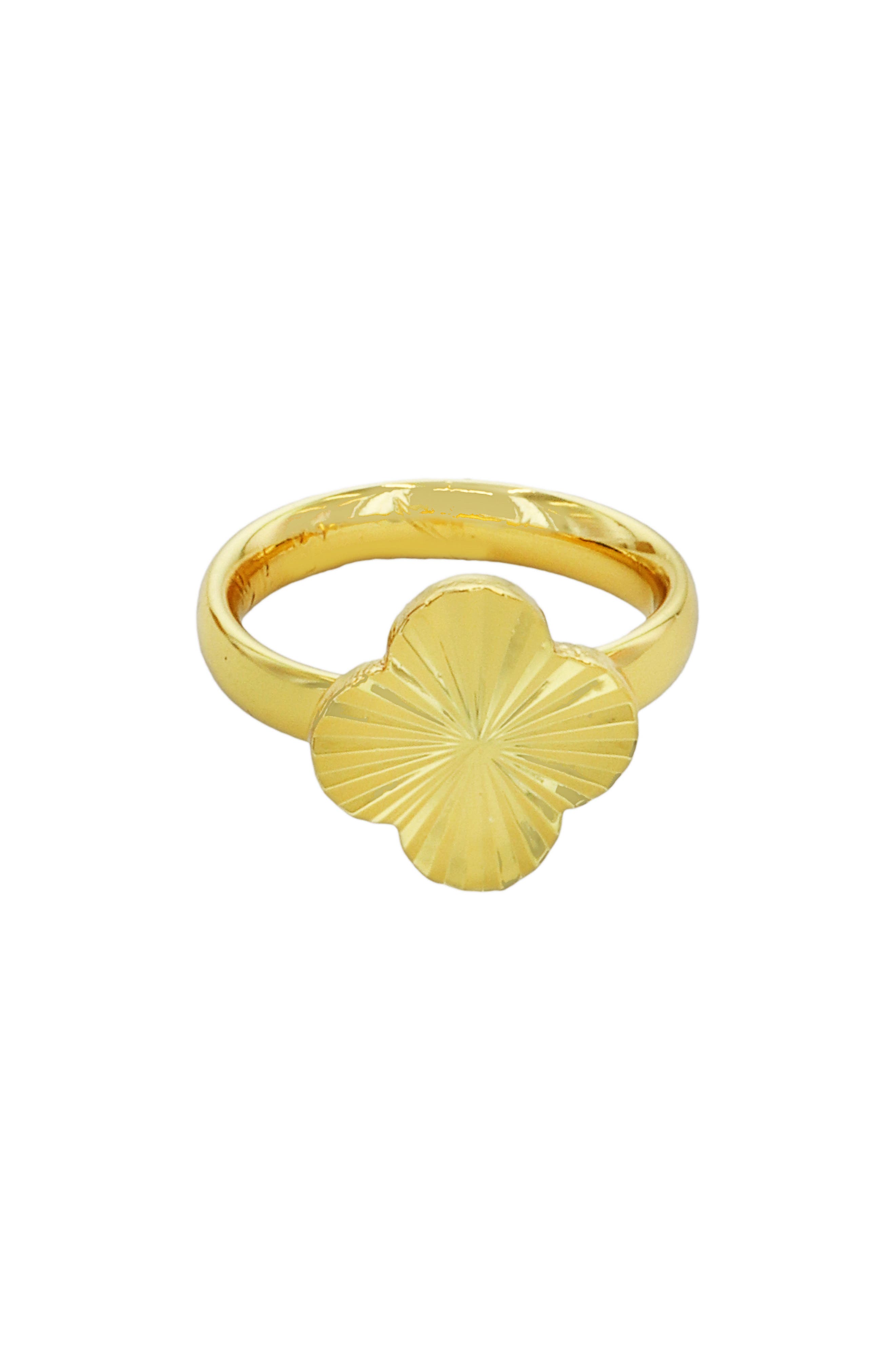 Panacea Textured Clover Ring | Nordstromrack
