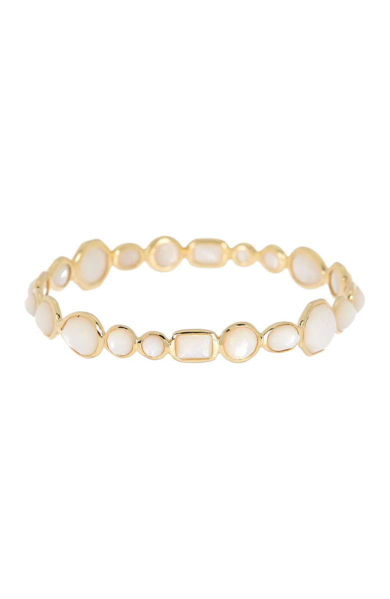 Ippolita Rock Candy 18K Yellow Gold Bezel Set Faceted Quartz Bangle ...