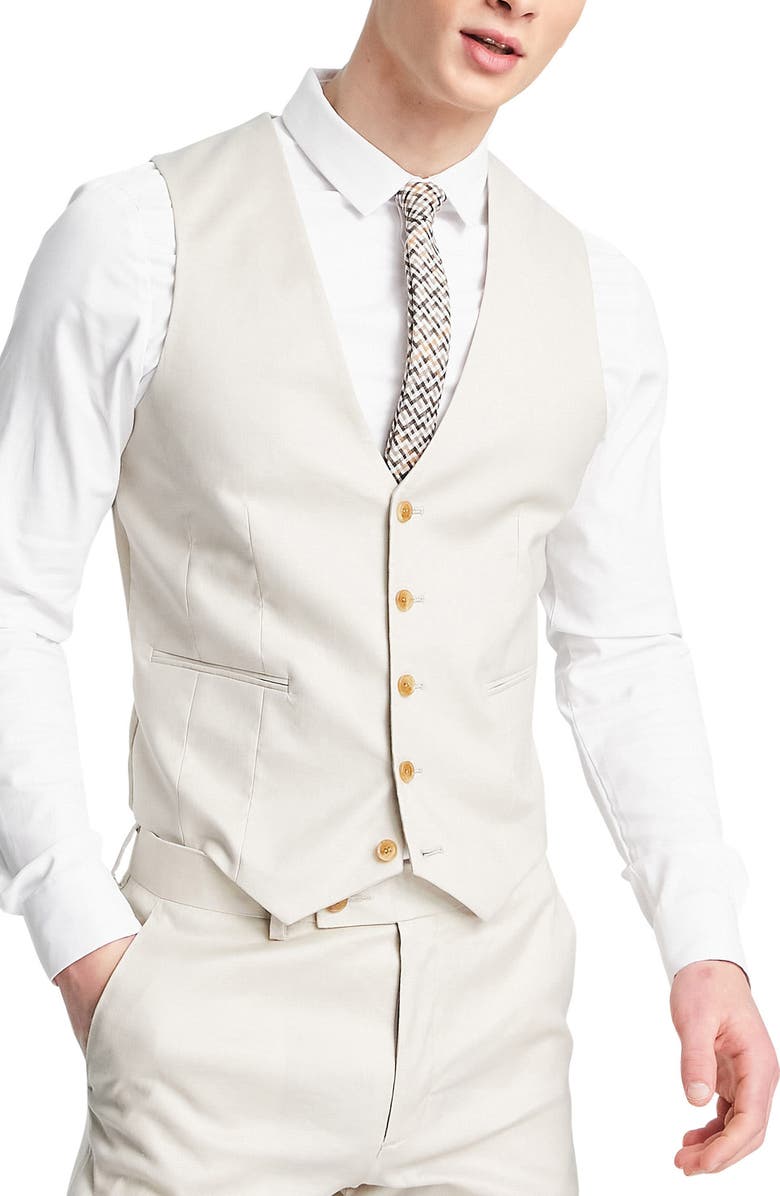 ASOS DESIGN Skinny Fit Suit Waistcoat | Nordstromrack