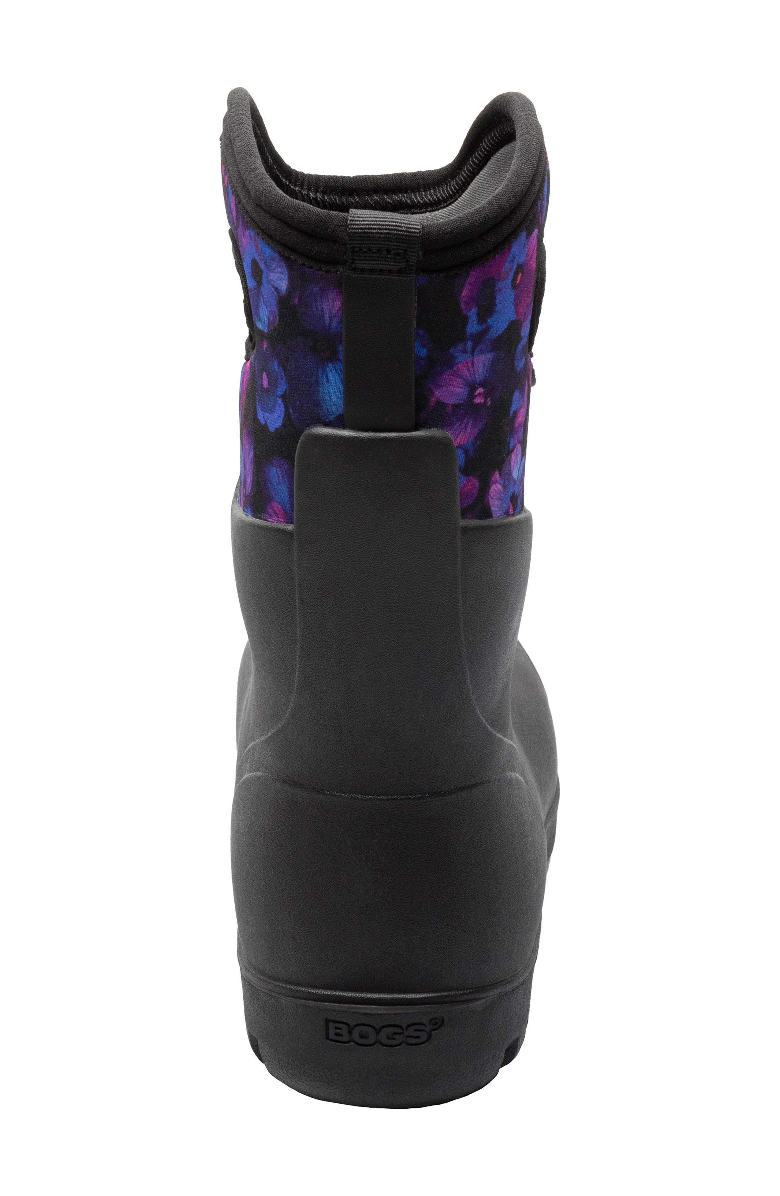 Bogs Neo Classic Petals Mid Waterproof Insulated Rain Boot (Women ...