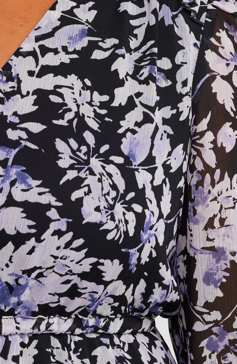 Estelle Wild Orchid Floral Long Sleeve Dress | Nordstromrack