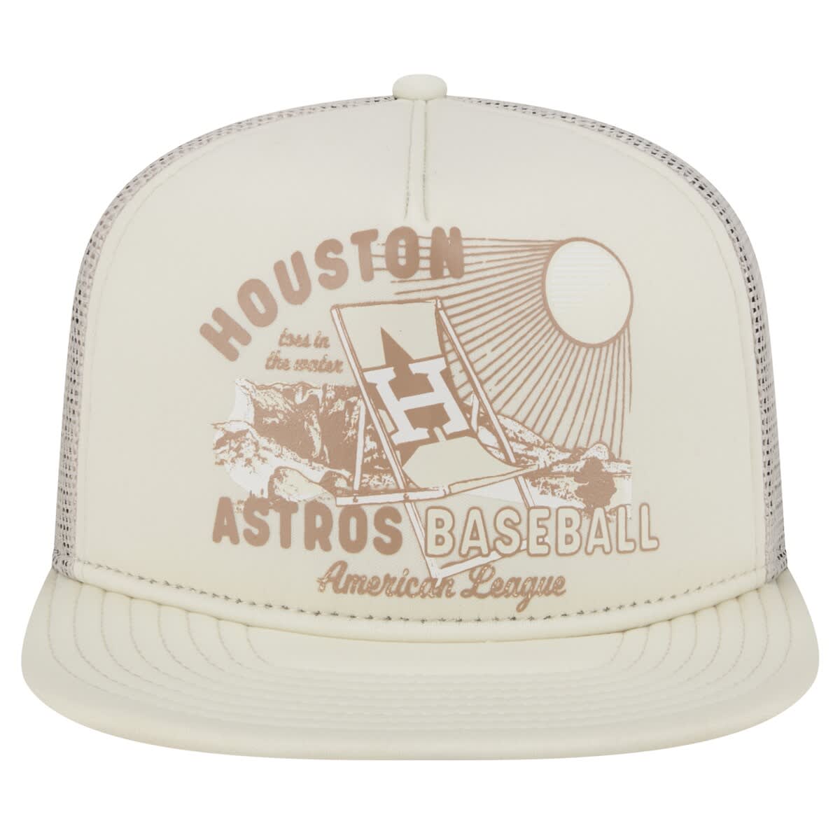 New Era Men's New Era Khaki Houston Astros Almost Friday A-Frame 9FIFTY ...