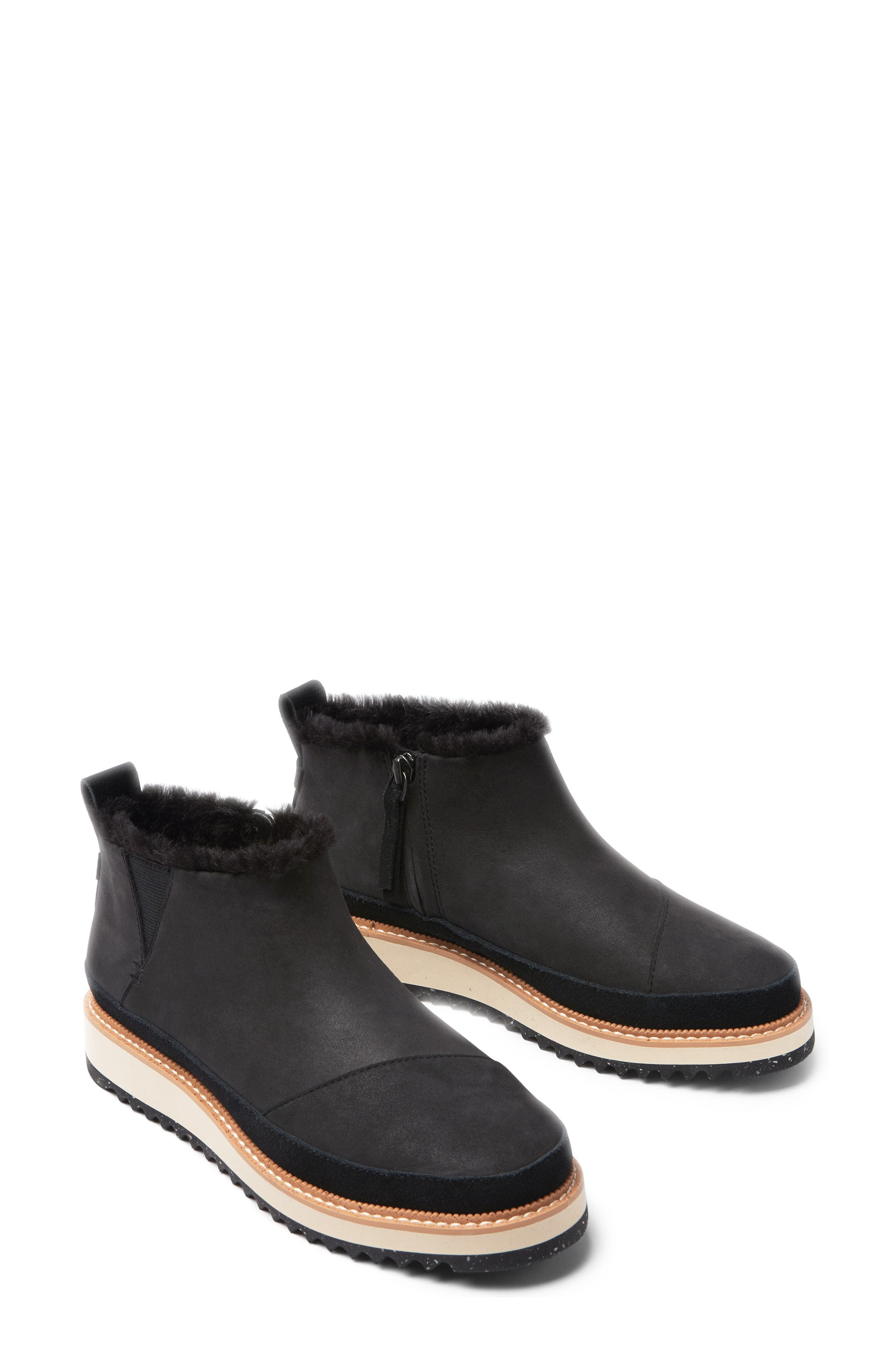 TOMS Marlo Faux Fur Lined Bootie (Women) | Nordstromrack