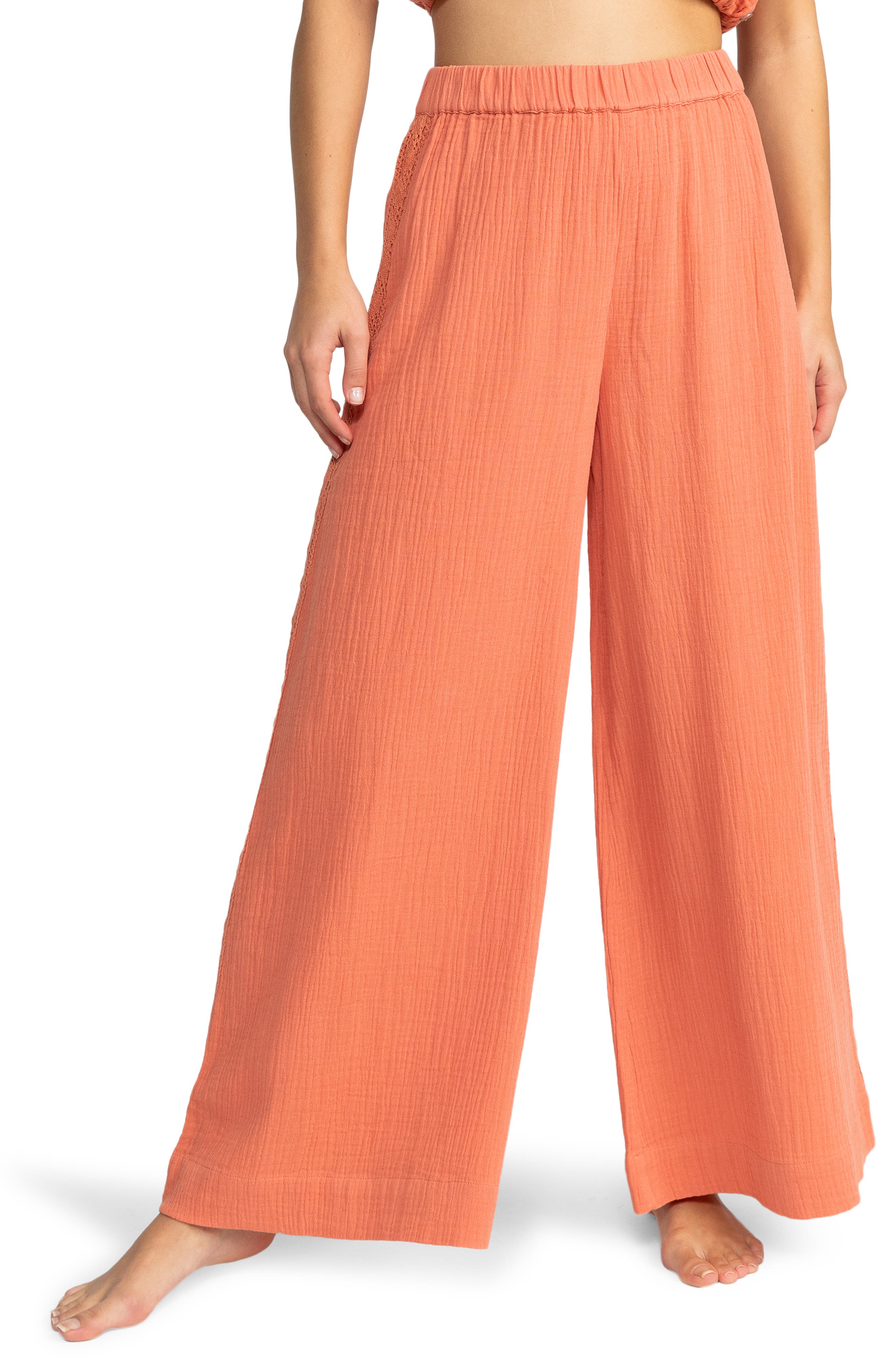 Roxy Golden Tropic Wide Leg Pants | Nordstromrack