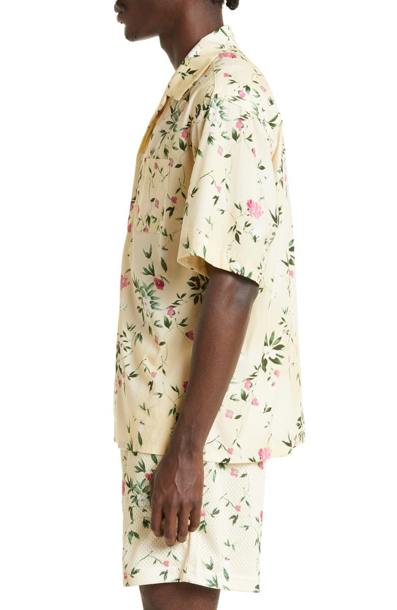 John Elliott Floral Short Sleeve Camp Shirt | Nordstromrack
