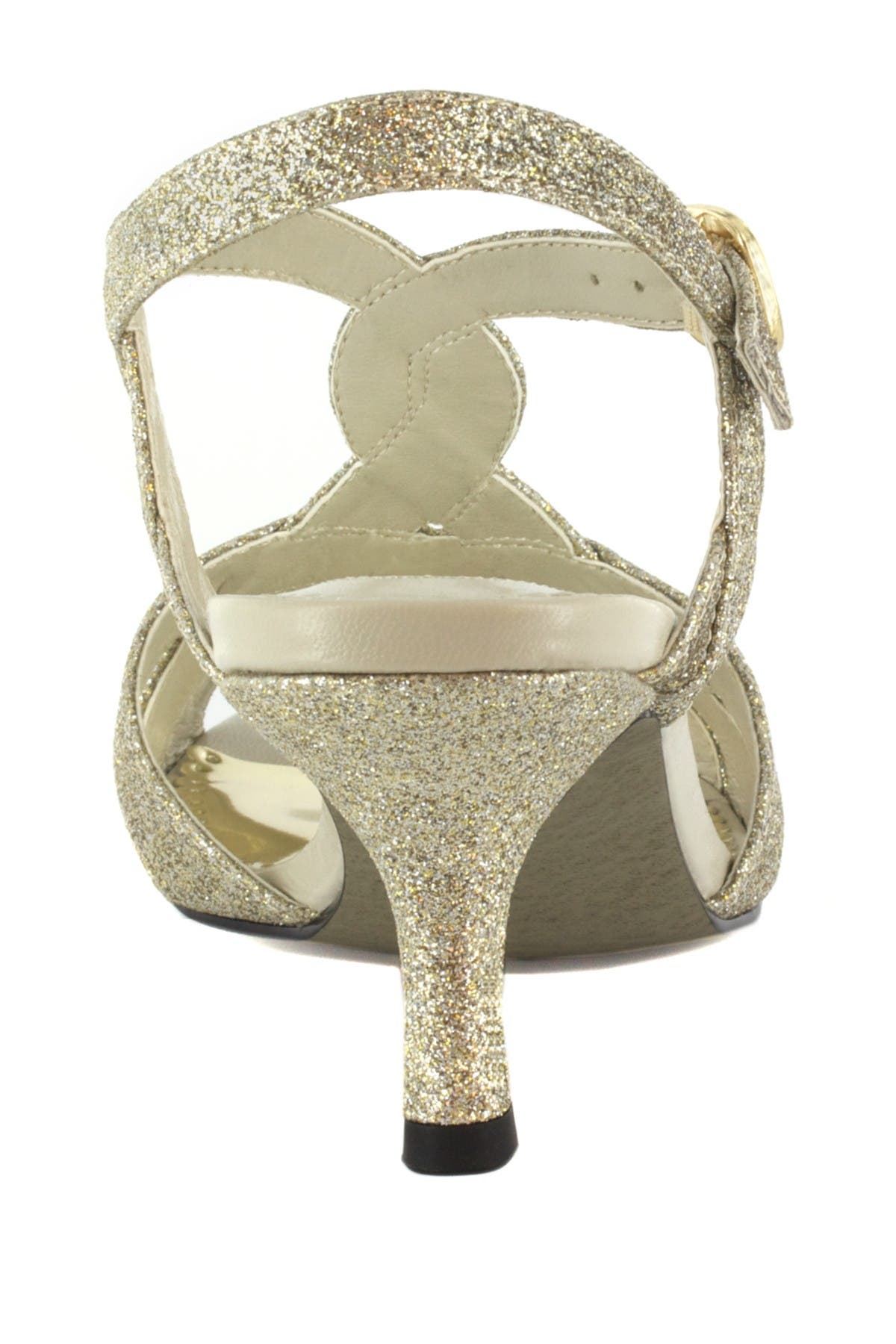 EASY STREET Glamorous Crossed T-Strap Kitten Heel Pump - Multiple ...