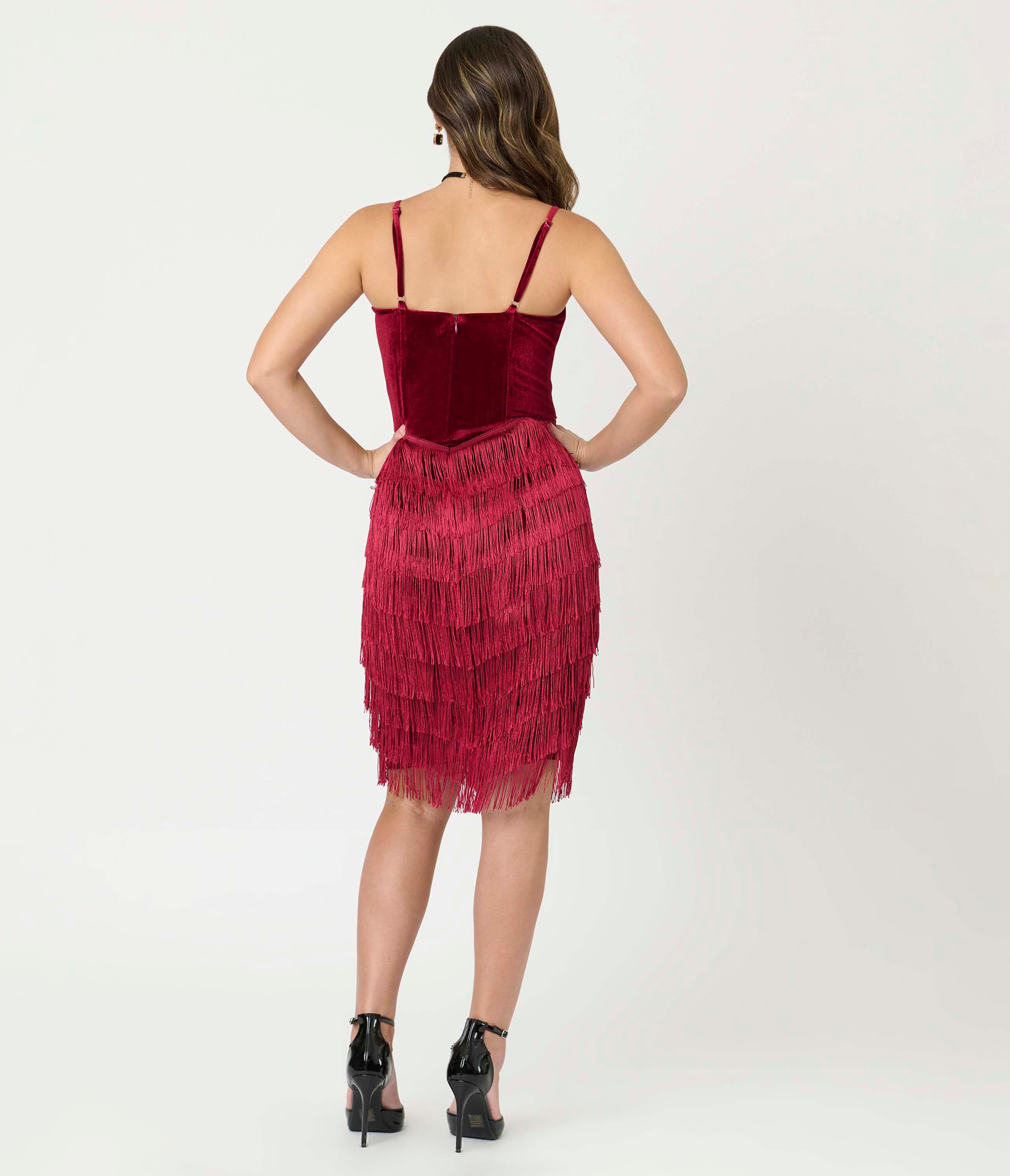 Unique Vintage Chevron Fringe Pencil Dress | Nordstrom