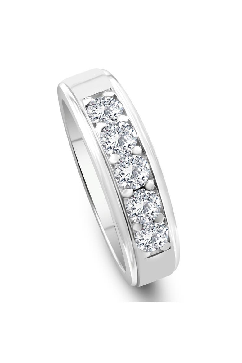 1 1/2Ct Men's Diamond Wedding Anniversary Ring in 10k Gold Lab Grown ...