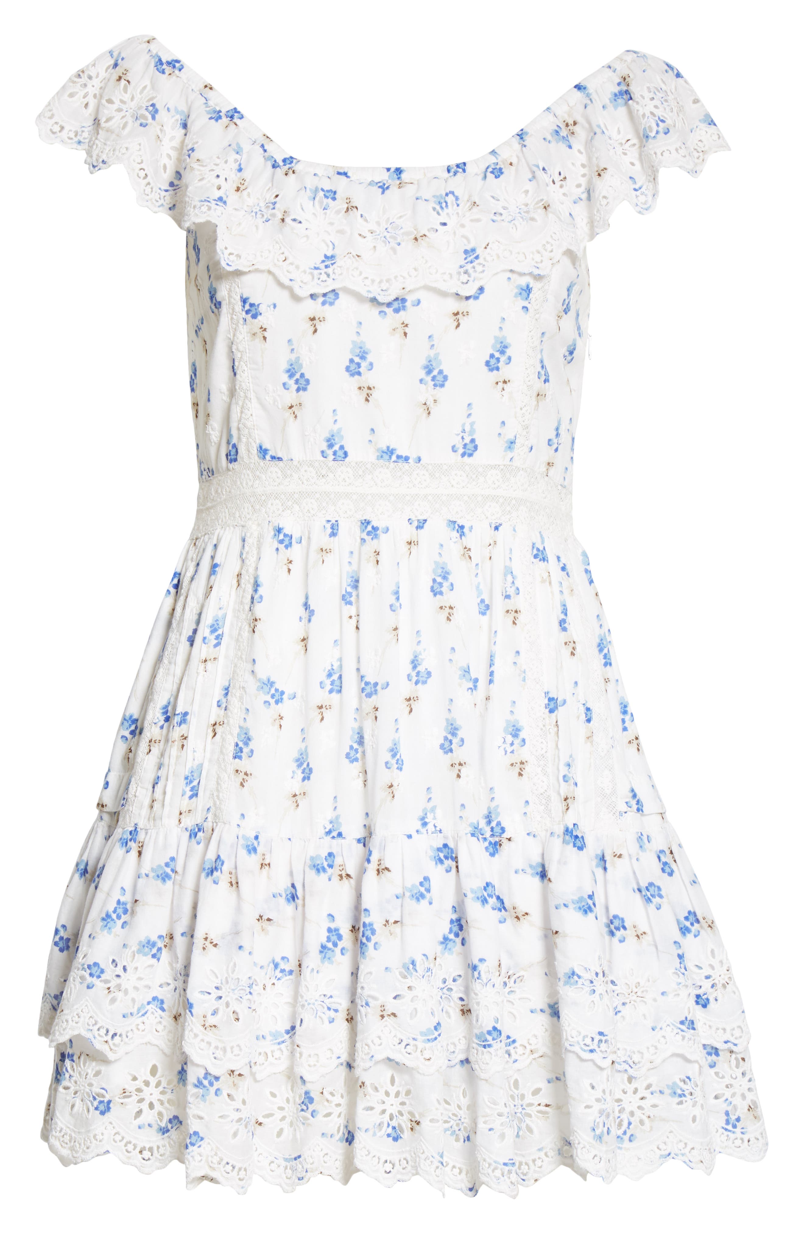 LoveShackFancy Denver Ruffle & Lace Dress | Nordstrom