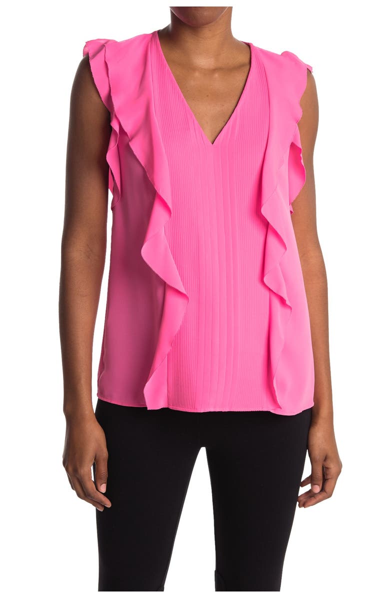 Elie Tahari Dovie Ruffle Blouse | Nordstromrack