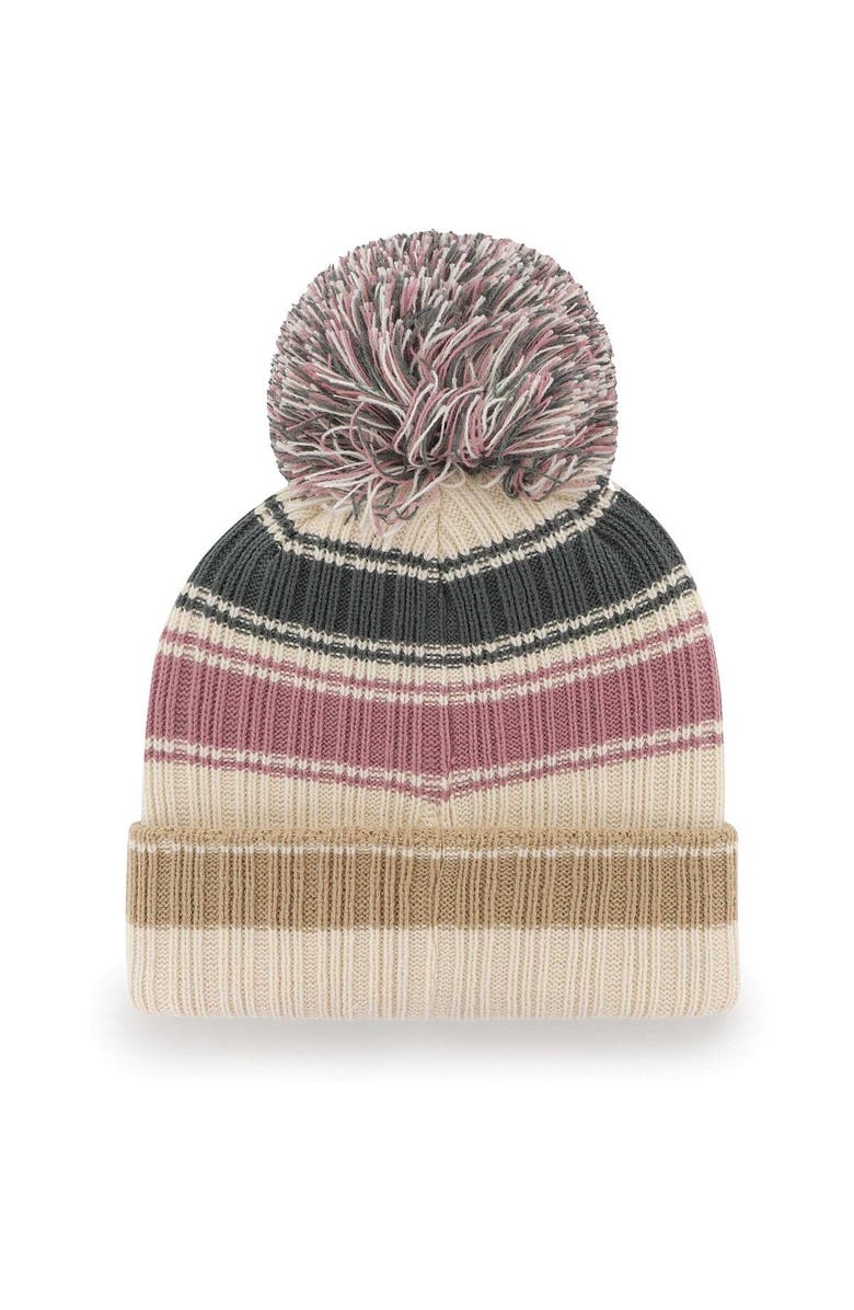 '47 Women's '47 Cream Atlanta Falcons Daphne Cuffed Knit Hat with Pom ...