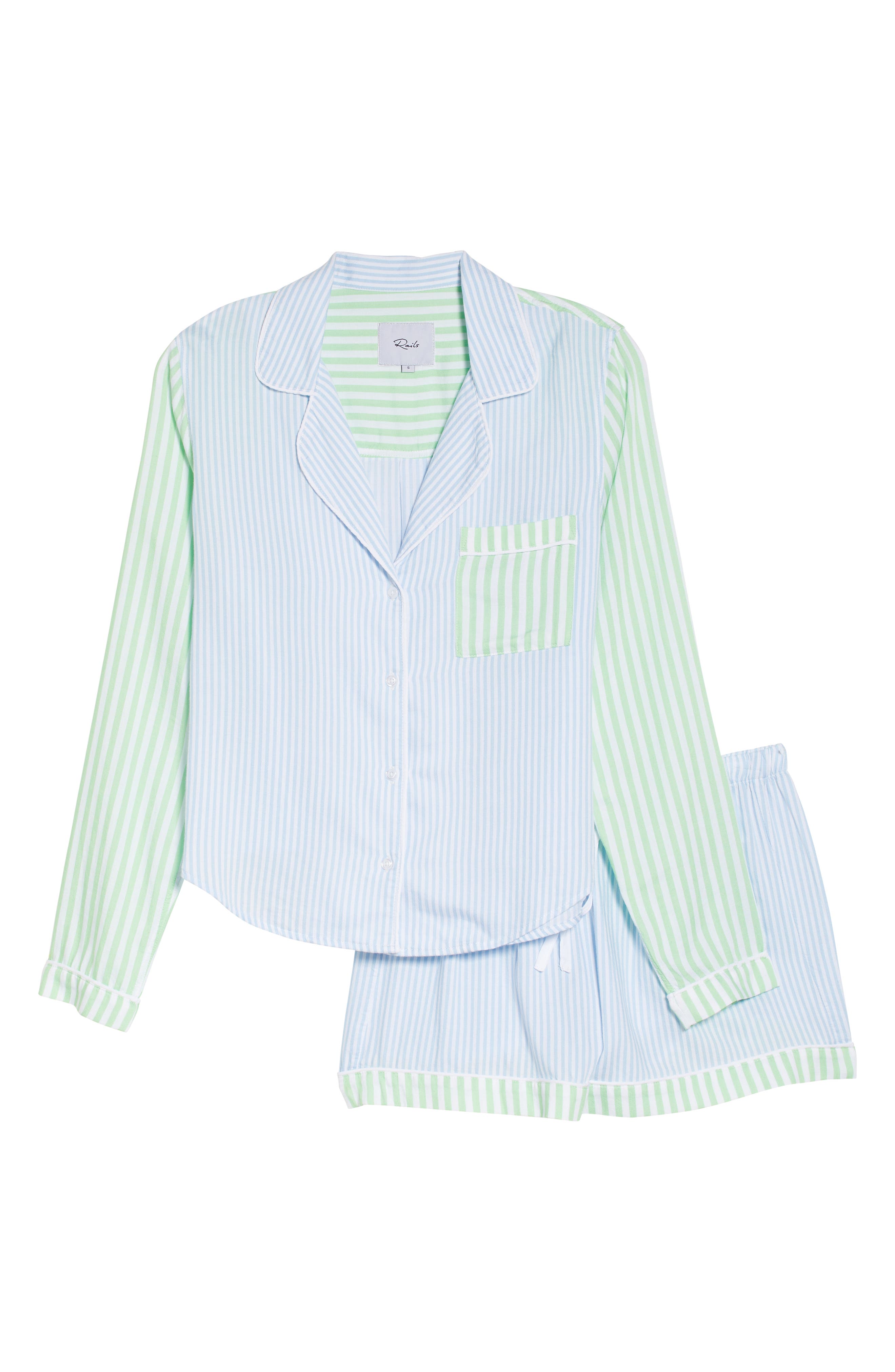 Rails Kellen Mixed Stripe Short Pajamas | Nordstrom