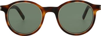 Saint Laurent 47mm Round Sunglasses | Nordstromrack