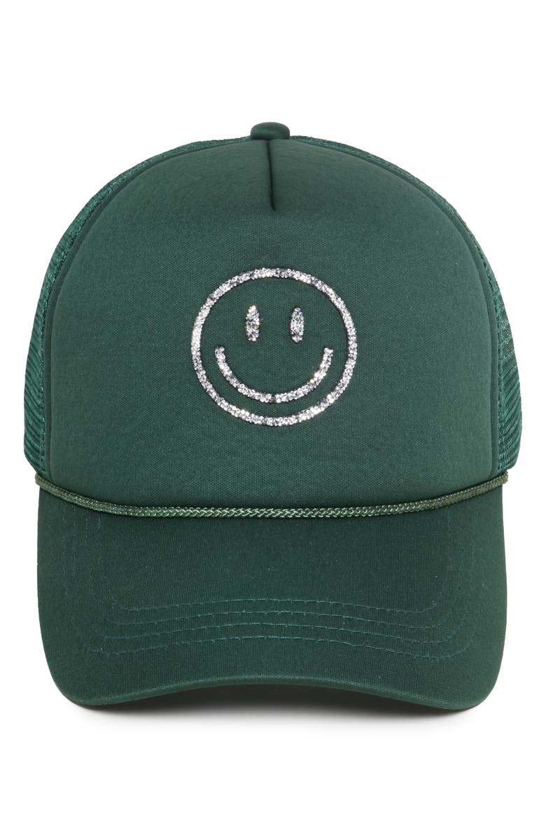 David & Young Smiley Bling Trucker Hat | Nordstromrack