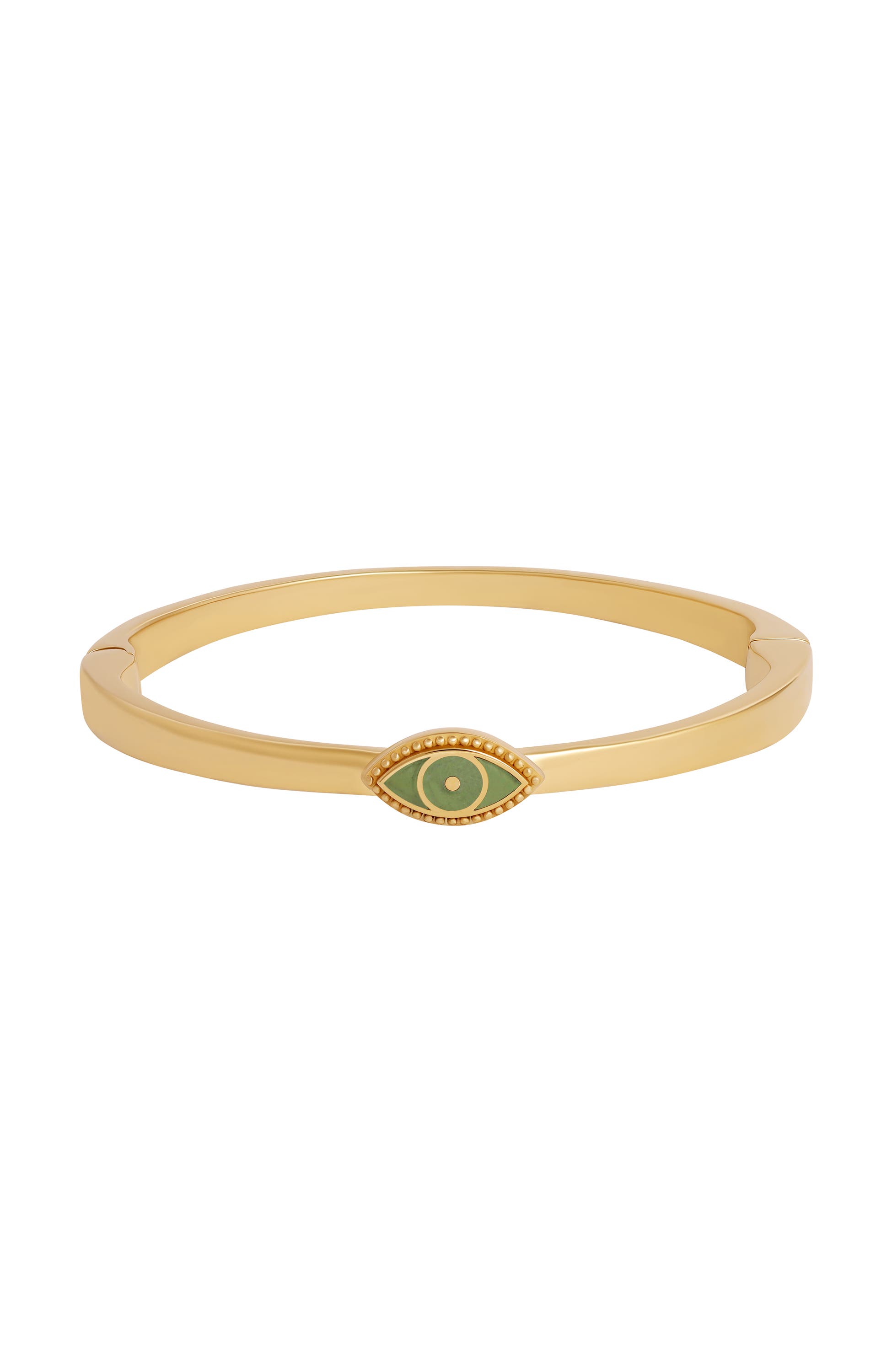 Karma and Luck Guardian Glow Jade Evil Eye Bangle | Nordstrom
