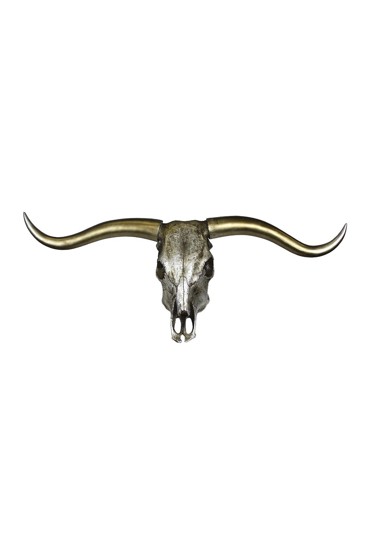 SAGEBROOK HOME Silver Bull Skull Wall Decor | Nordstromrack
