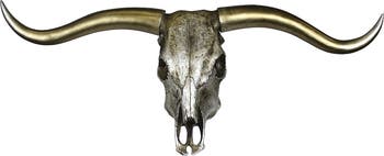 SAGEBROOK HOME Silver Bull Skull Wall Decor | Nordstromrack
