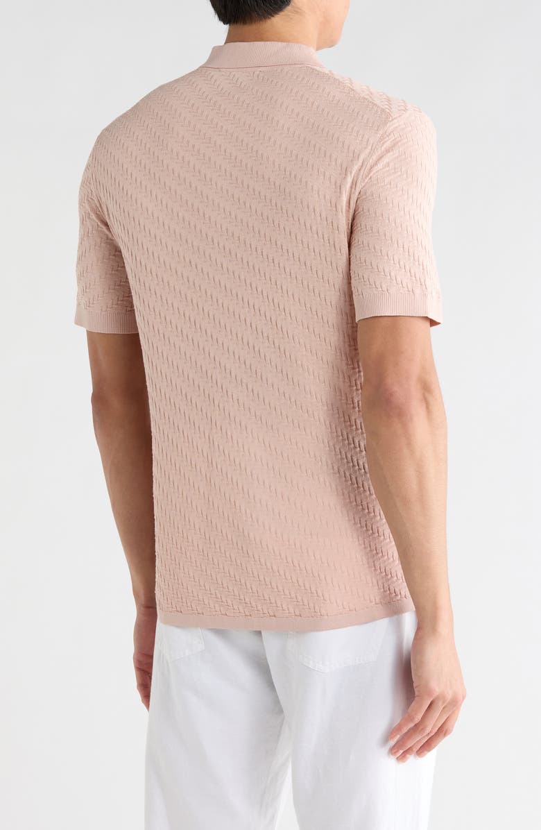 Robert Barakett Skelling Textured Polo Sweater | Nordstromrack
