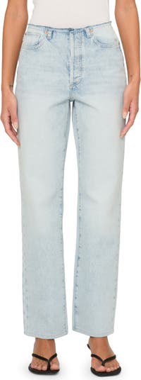 DL1961 Demie Cutoff Waist Ankle Straight Leg Jeans | Nordstromrack