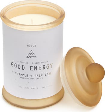 PORTOFINO CANDLES Pineapple + Palm Leaf Lab Jar Candle - 19 oz ...