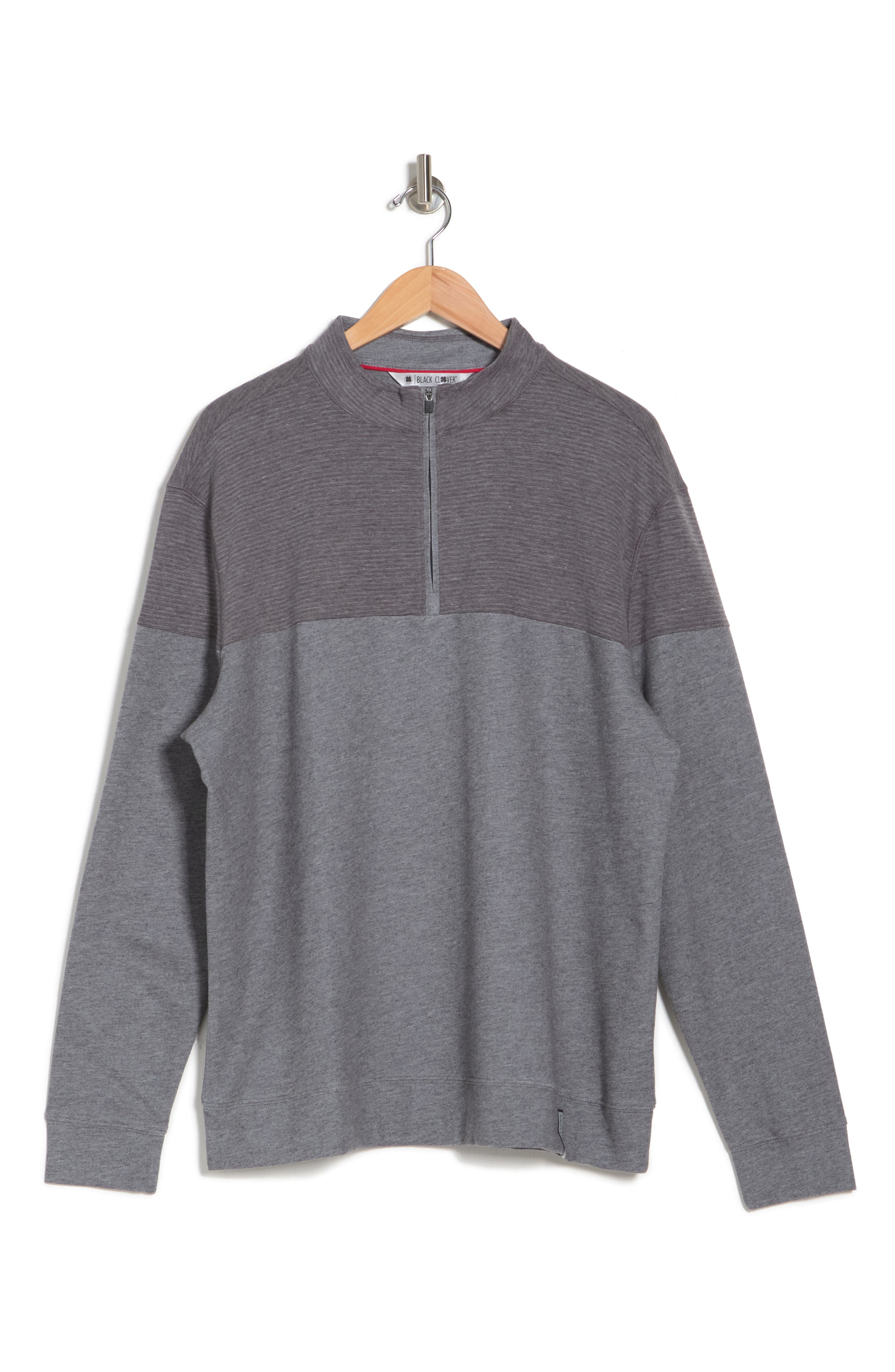Black Clover Half Zip Pima Cotton Blend Pullover | Nordstromrack