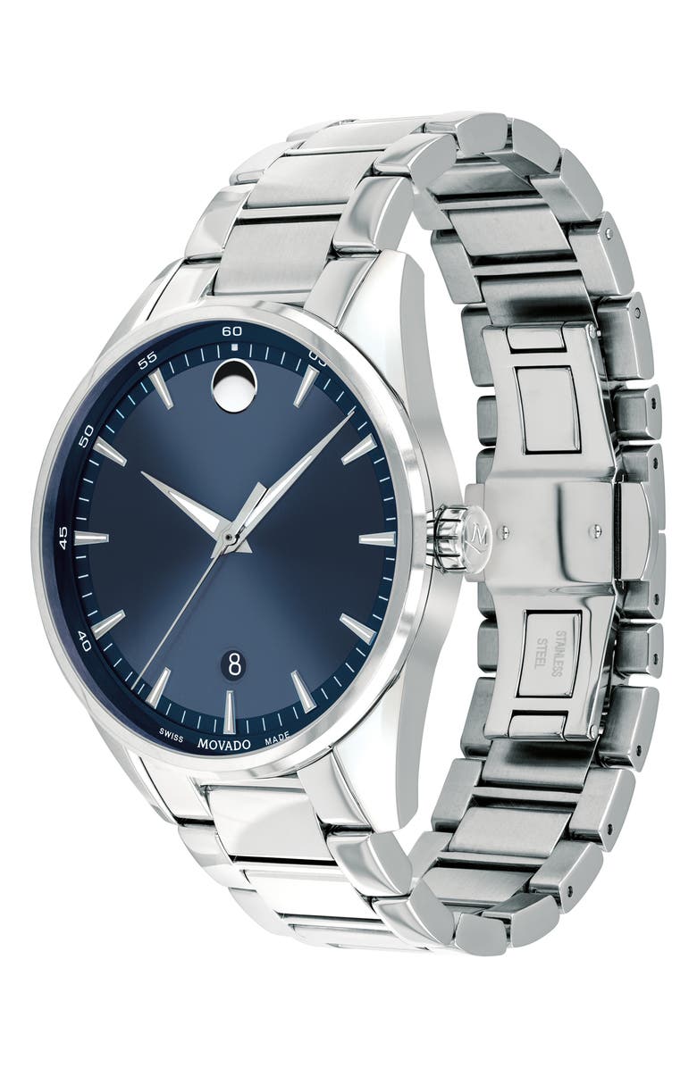 Movado Stratus Bracelet Watch, 40mm | Nordstrom