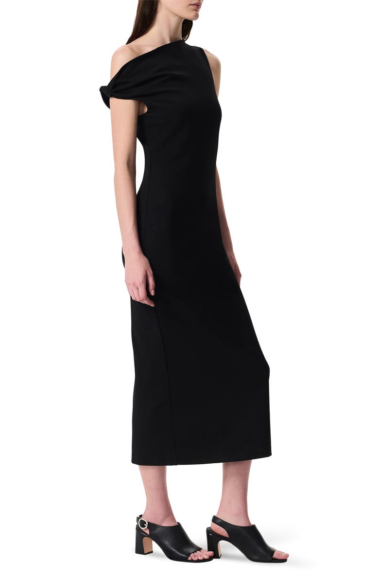 rag & bone Irina Asymmetric Neck Midi Dress | Nordstromrack