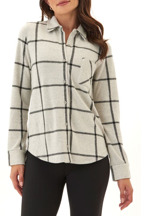 Women's Fleece Button Up Tops | Nordstrom
