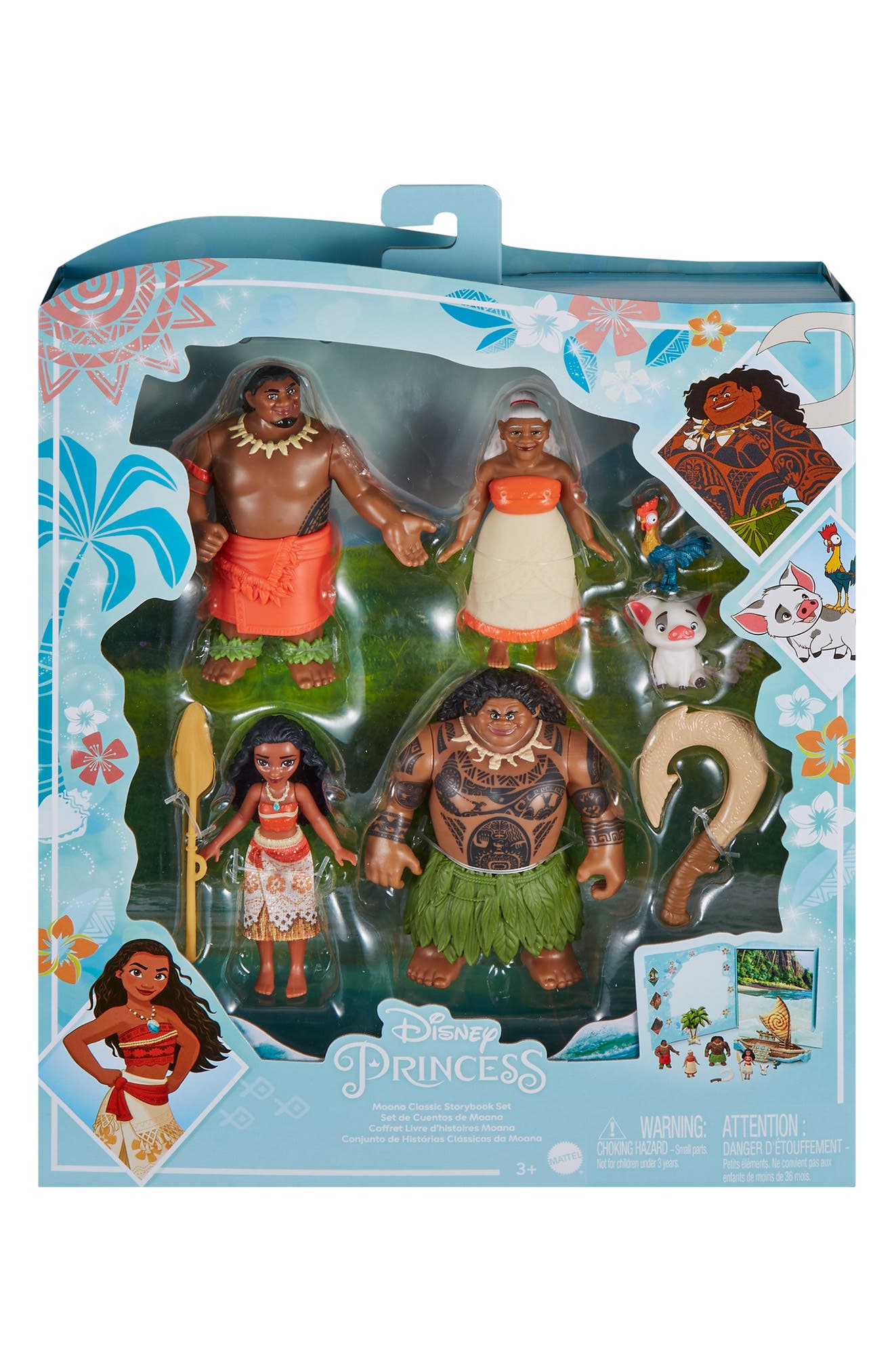 Mattel Moana Classic Storybook Set | Nordstromrack